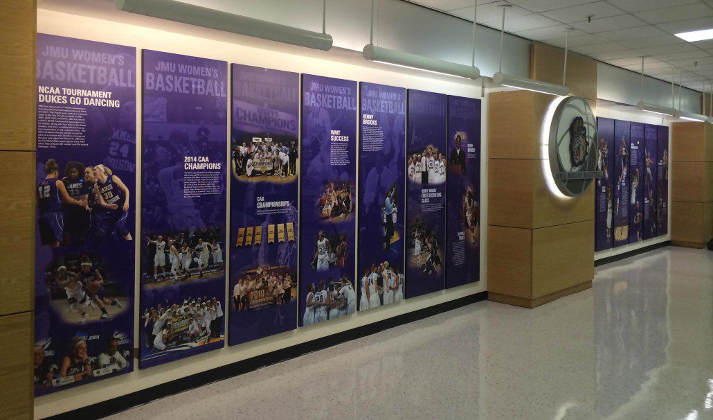 JMU Convocation Center - Eddie Edwards Signs